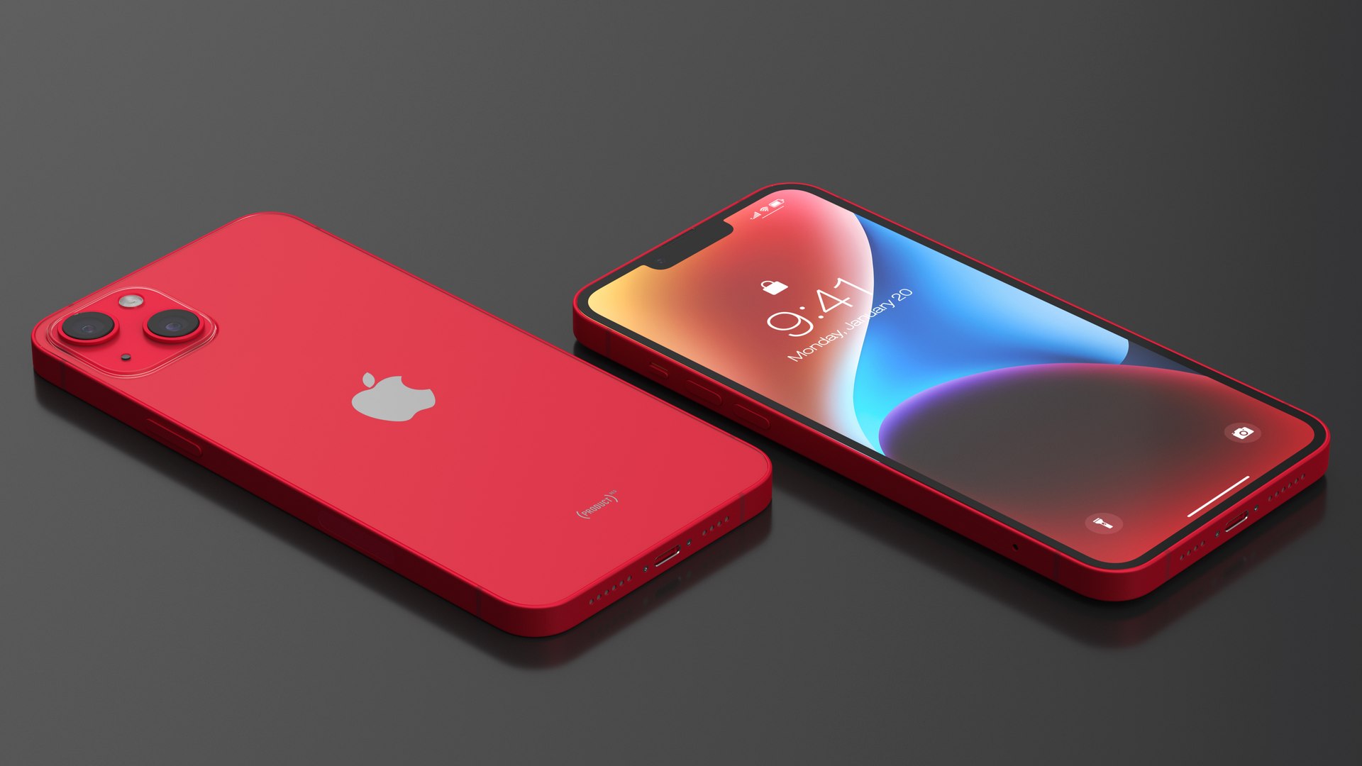 3D IPhone 14 Plus Red Model - TurboSquid 2051004