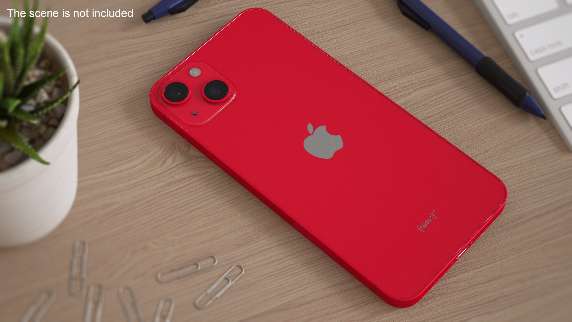 3D IPhone 14 Plus Red Model - TurboSquid 2051004