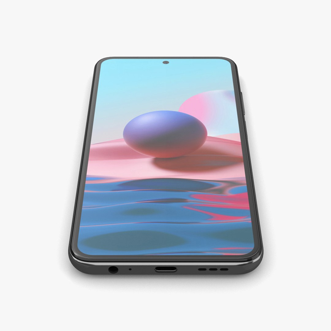 3D Xiaomi Redmi Note 10 Shadow Black - TurboSquid 1757196