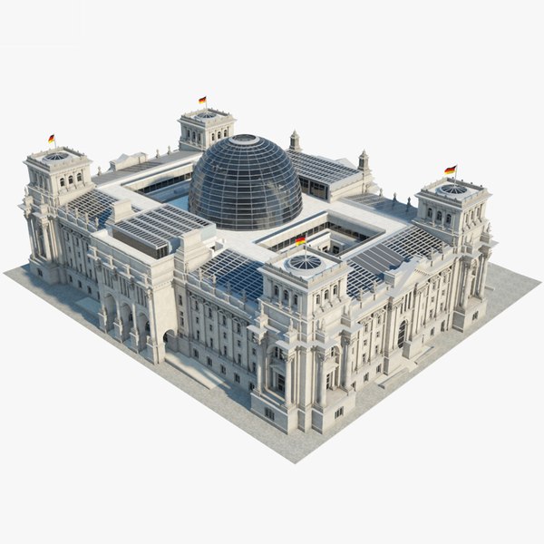 Reichstag building 3D model - TurboSquid 1713124