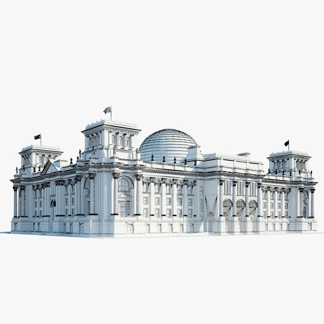 Reichstag building 3D model - TurboSquid 1713124