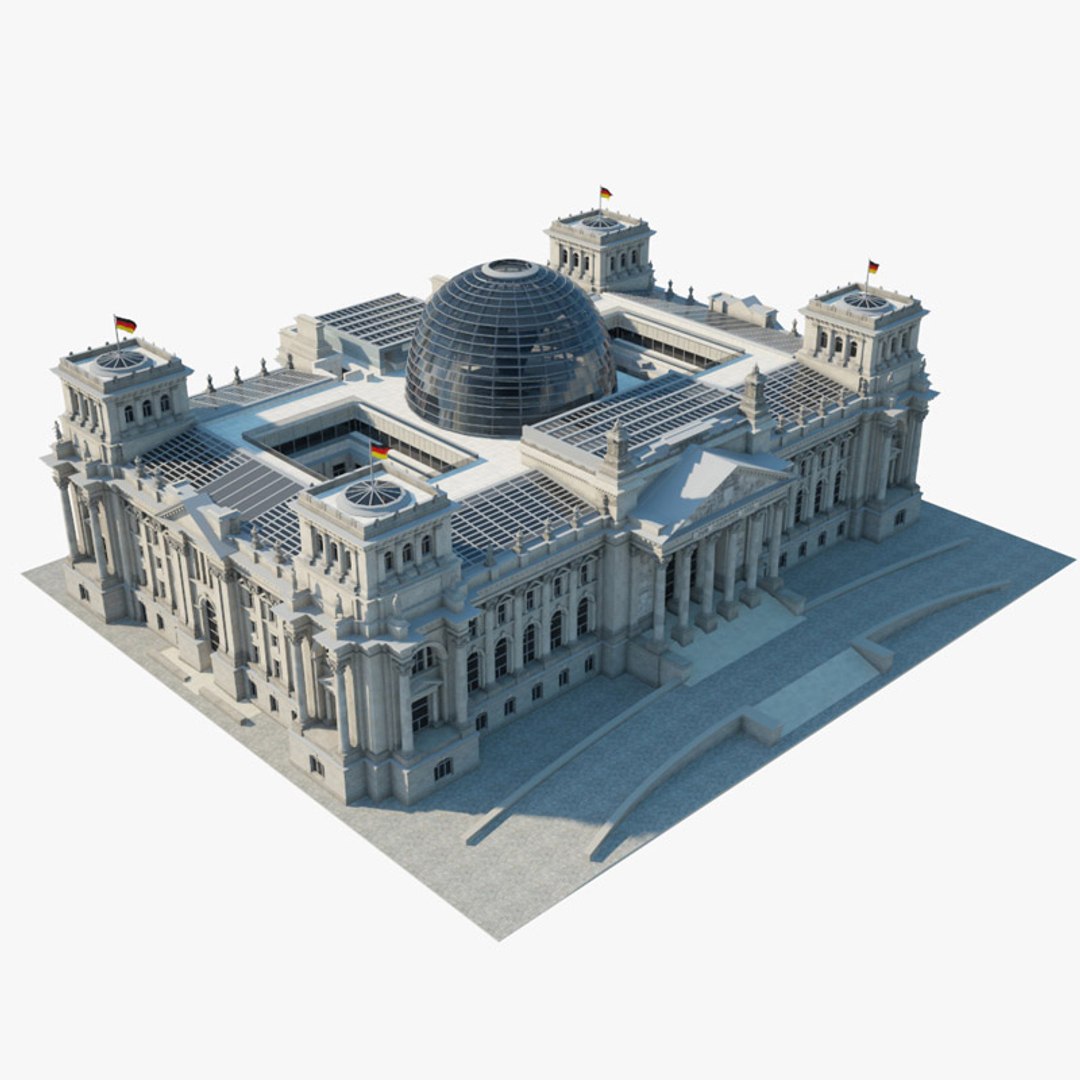 Reichstag building 3D model - TurboSquid 1713124