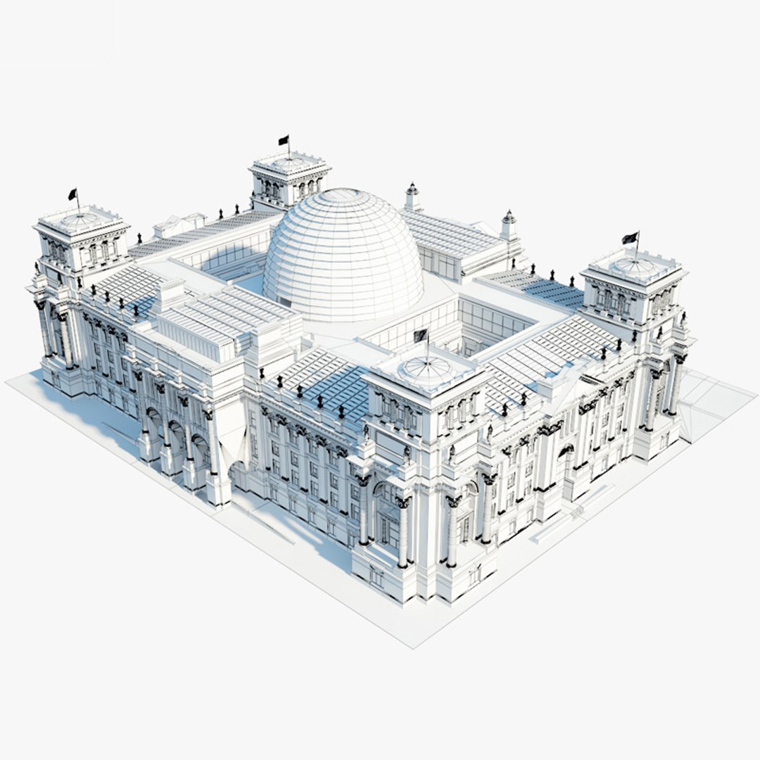 Reichstag building 3D model - TurboSquid 1713124