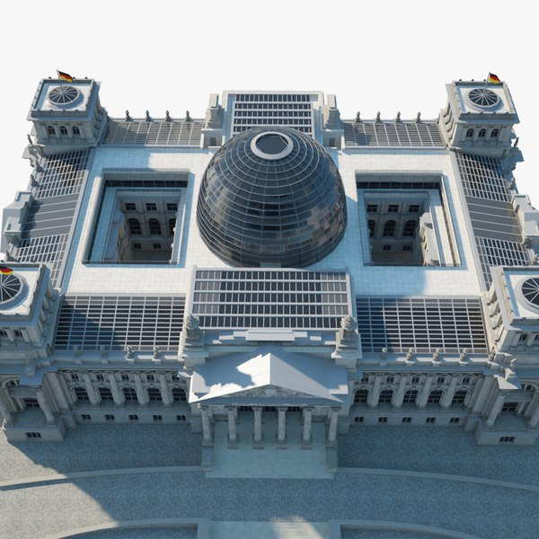 Reichstag building 3D model - TurboSquid 1713124