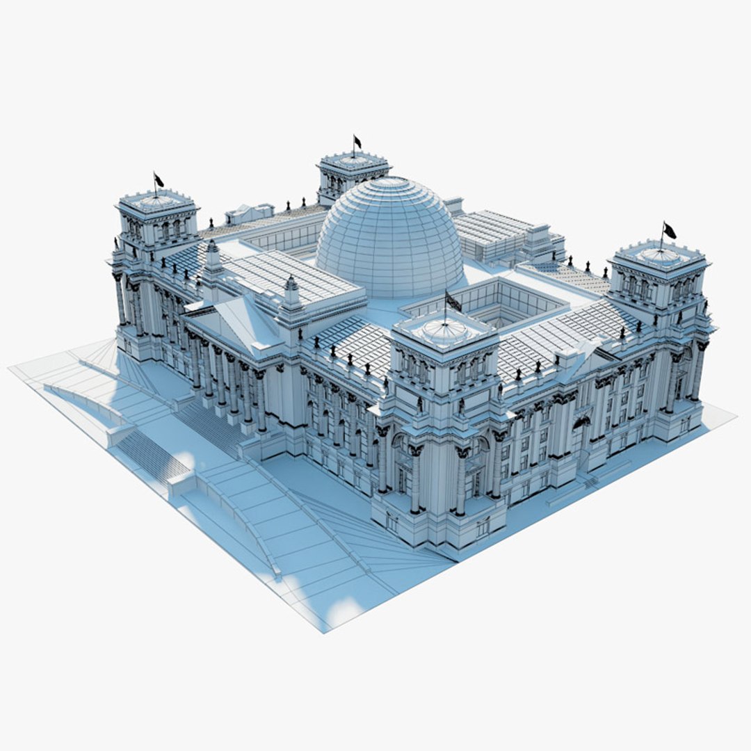 Reichstag building 3D model - TurboSquid 1713124