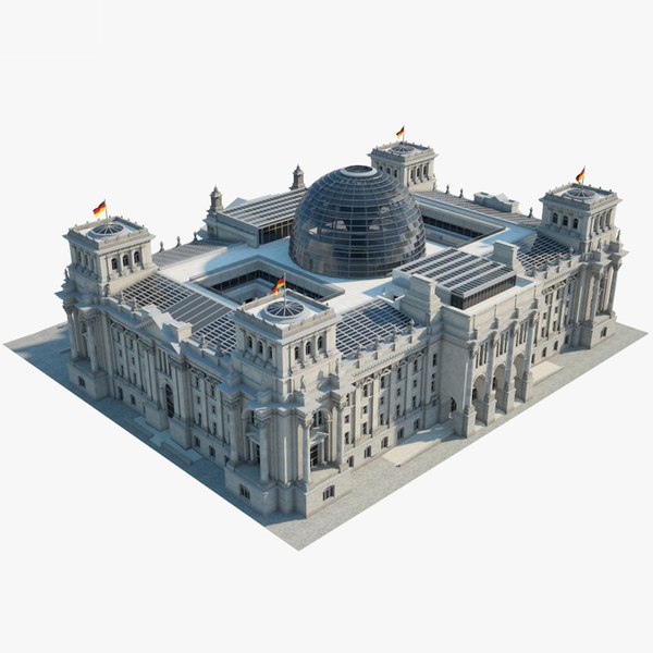 Reichstag building 3D model - TurboSquid 1713124