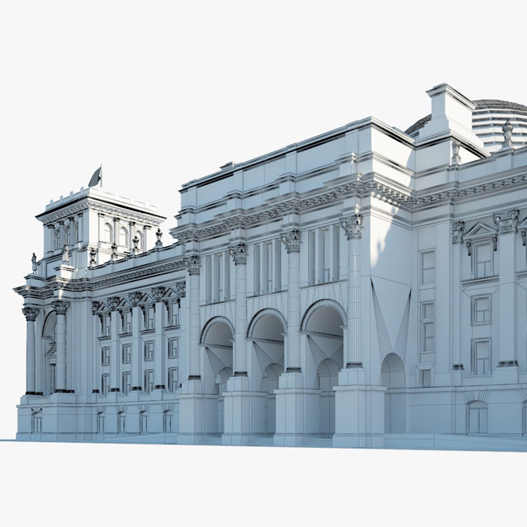 Reichstag building 3D model - TurboSquid 1713124