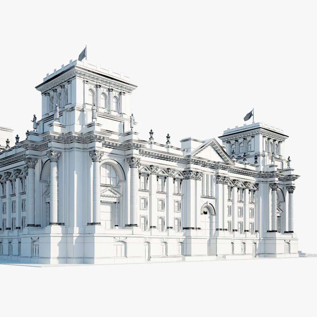 Reichstag building 3D model - TurboSquid 1713124