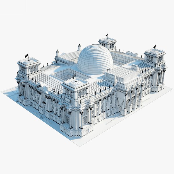Reichstag building 3D model - TurboSquid 1713124