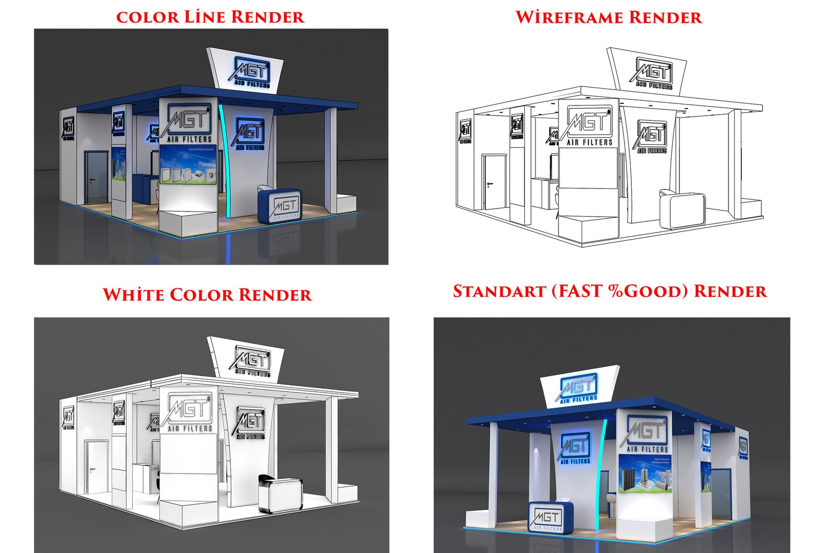 3ds Max 和 Vray 渲染设置 Vray Toon Wireframe Fast3D模型 - TurboSquid 1727870