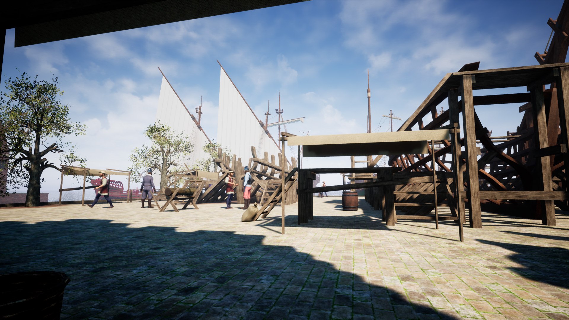 3D Medieval Harbor UE4 - TurboSquid 1866088
