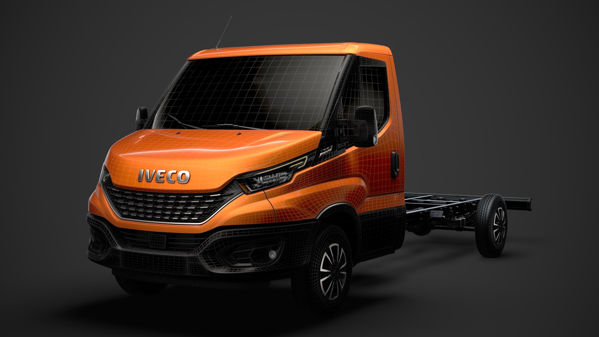 3D model iveco daily single cab - TurboSquid 1482398