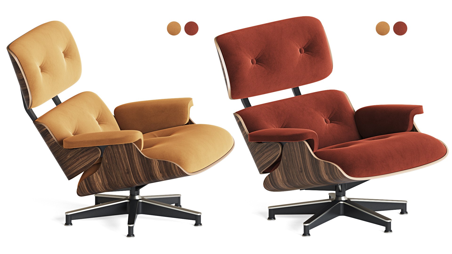 Eames lounge chair 3D model - TurboSquid 1700274
