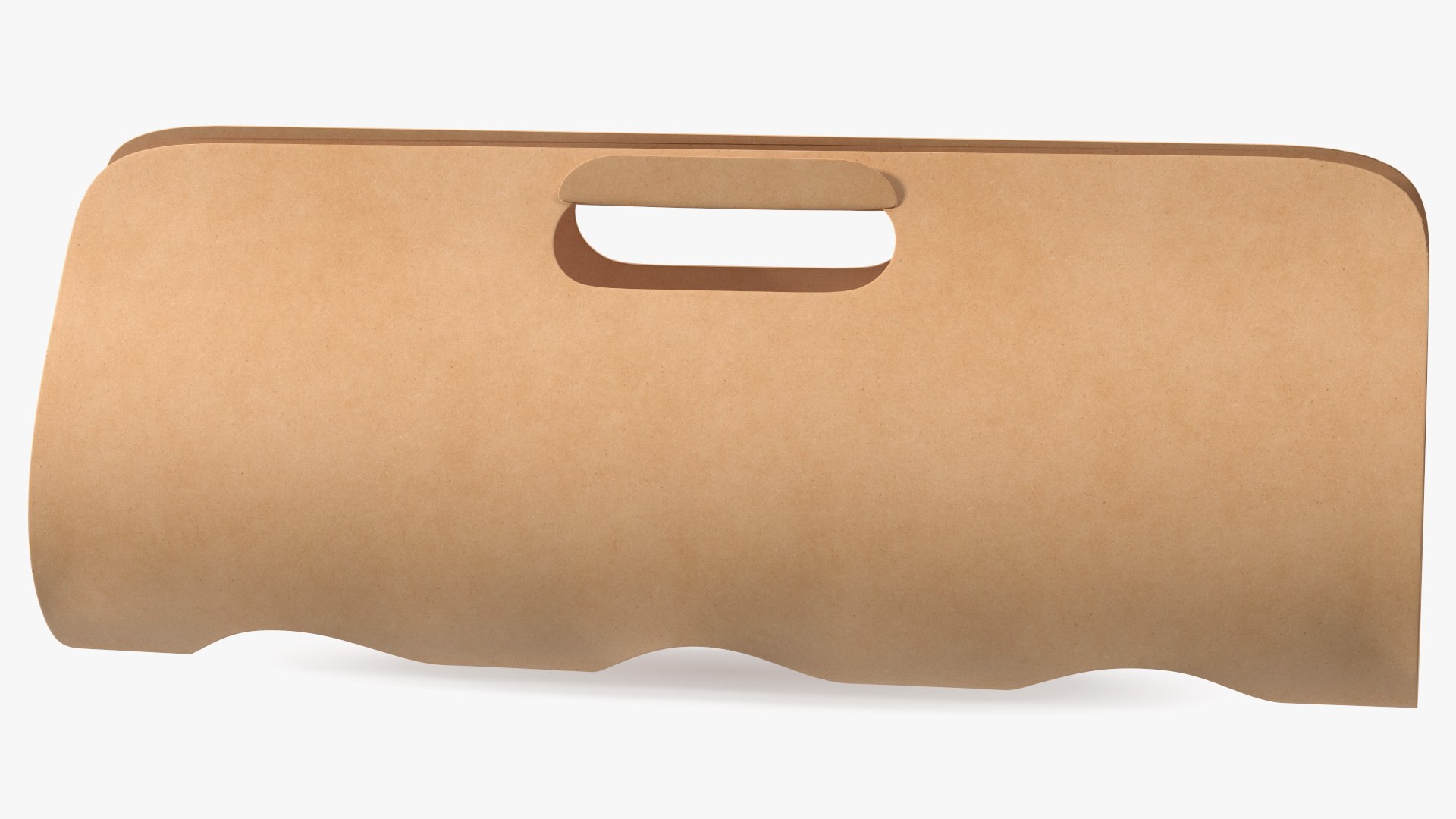 Kraft Paper Holder For Three Beverage Plastic Cups Model - TurboSquid ...