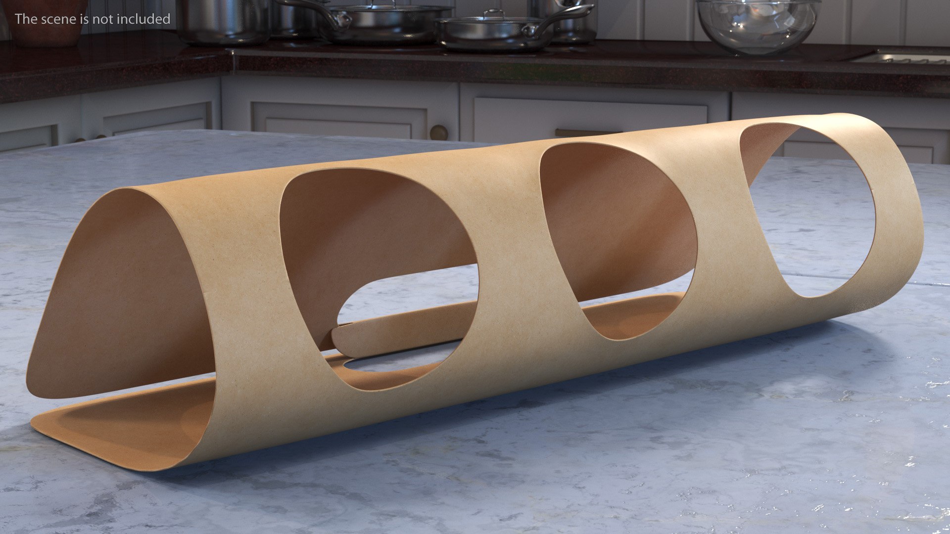 Kraft Paper Holder For Three Beverage Plastic Cups Model - TurboSquid ...