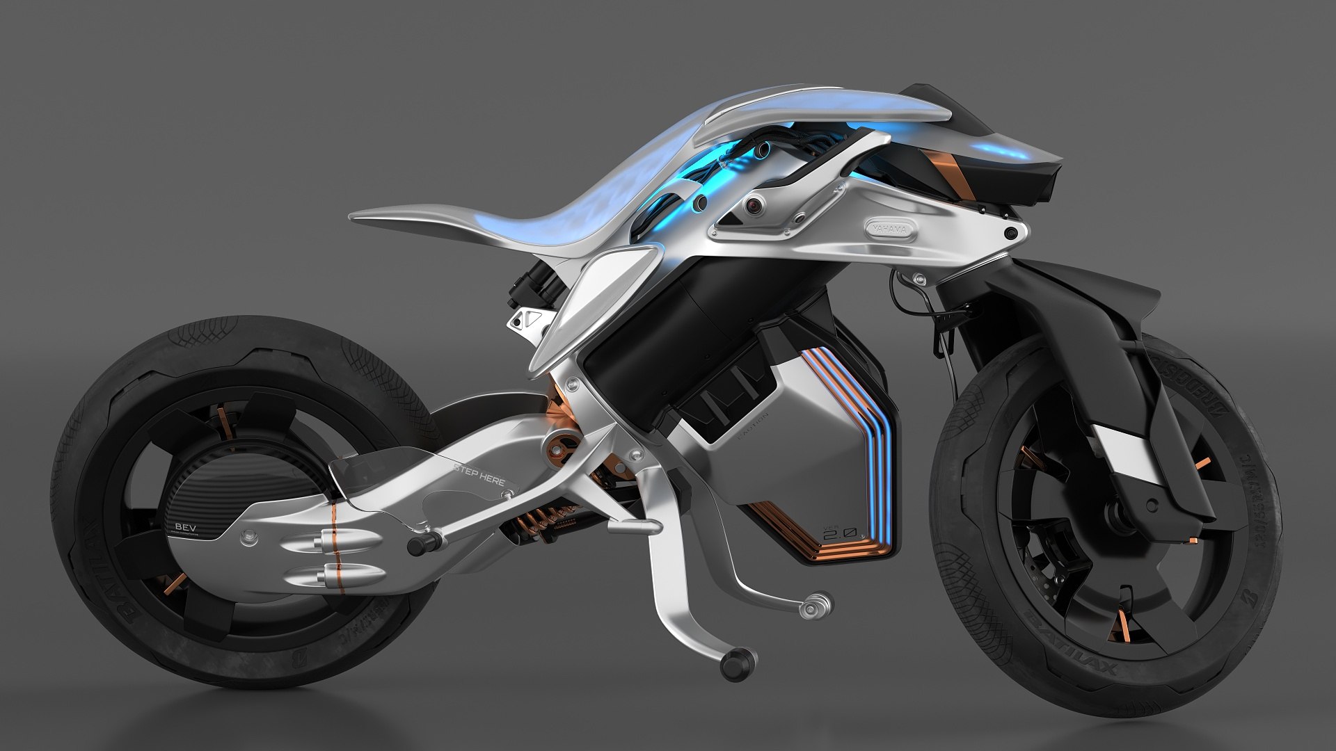 3D Yamaha MOTOROiD 2 Motorcycle Rigged - TurboSquid 2357844