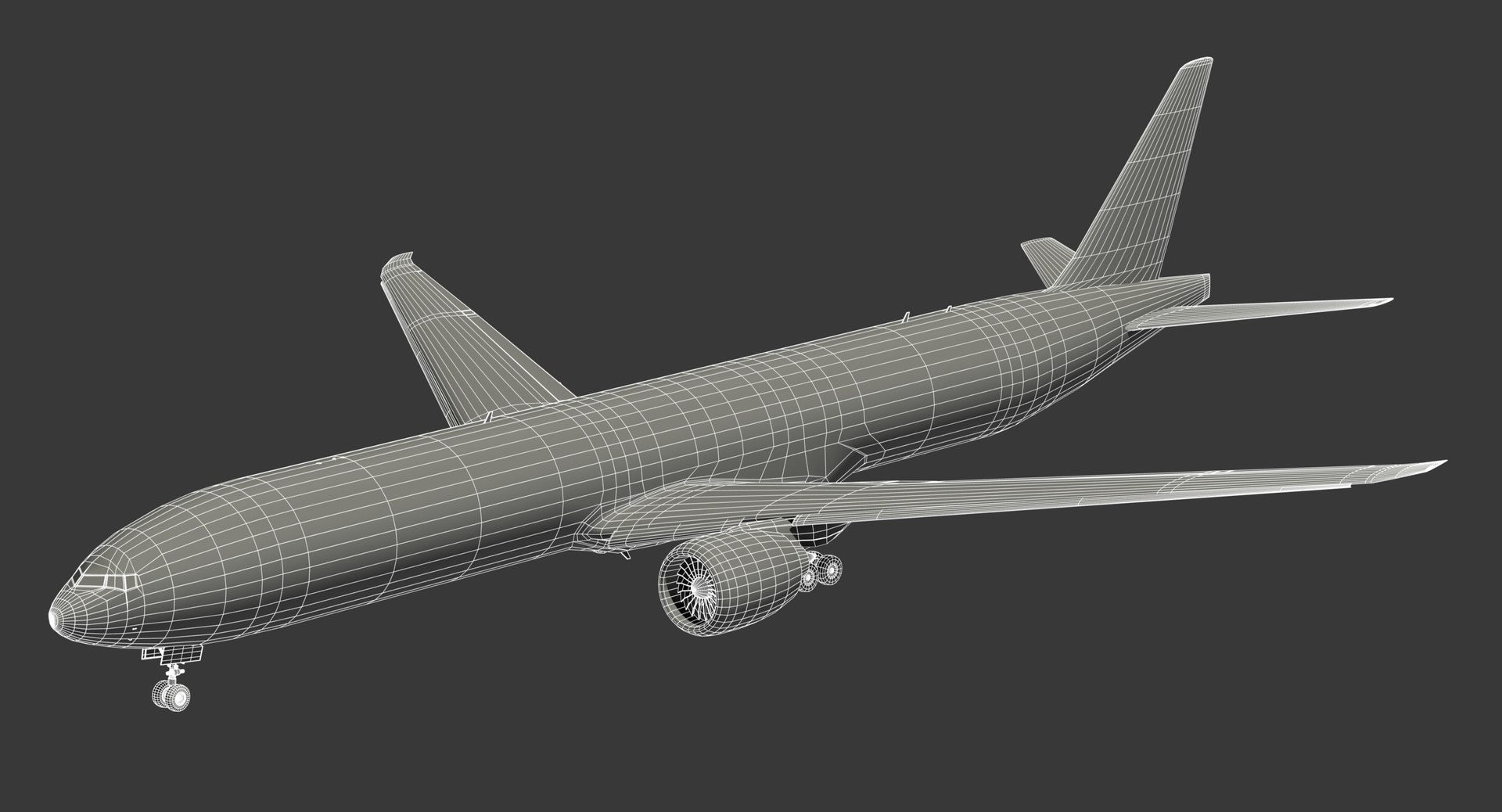 3D Boeing 777 300ER IndiGo Model - TurboSquid 2106035