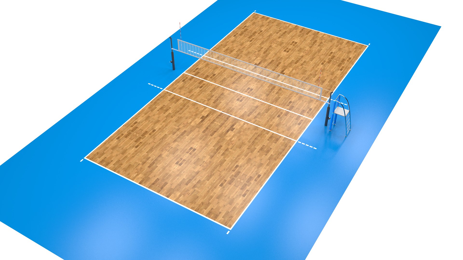 Volleyball Volley Court Model - TurboSquid 1586784
