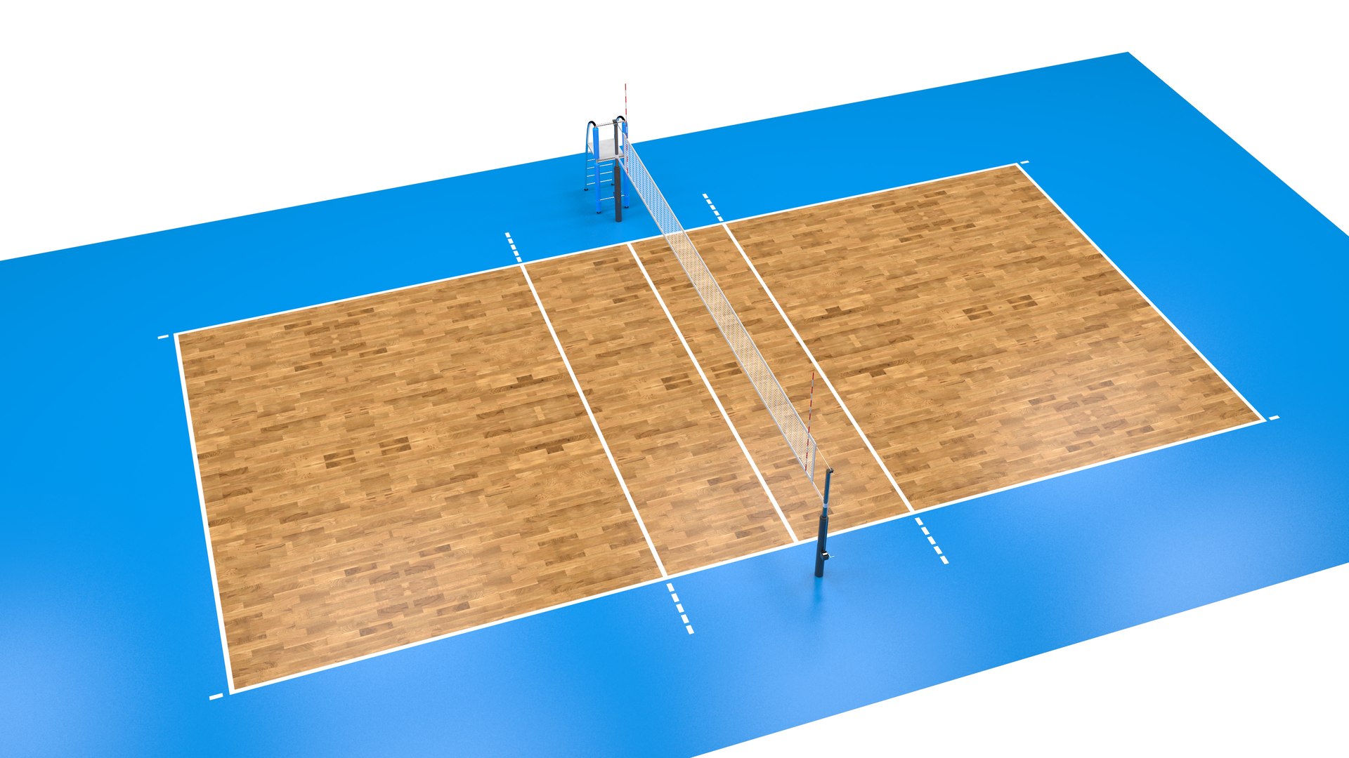 Volleyball Volley Court Model - TurboSquid 1586784