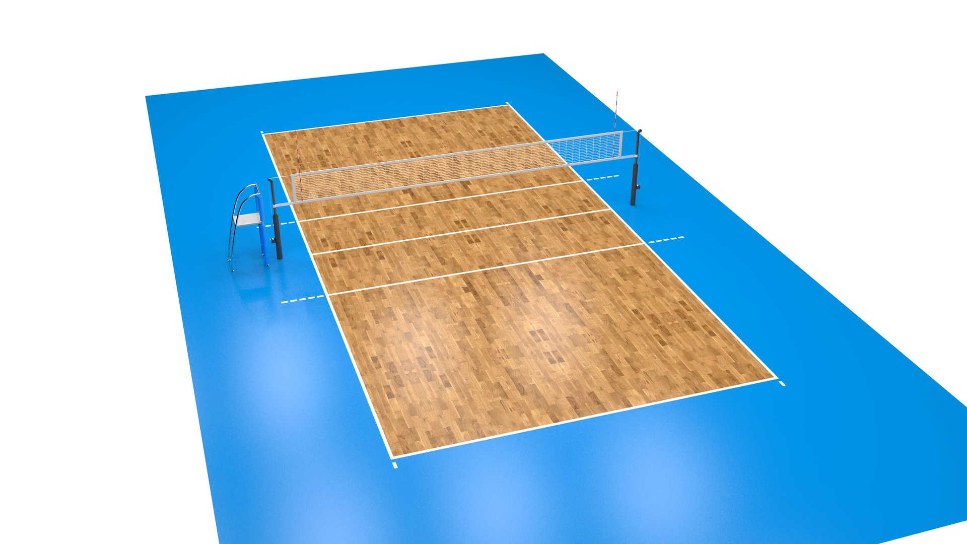 Volleyball Volley Court Model - TurboSquid 1586784