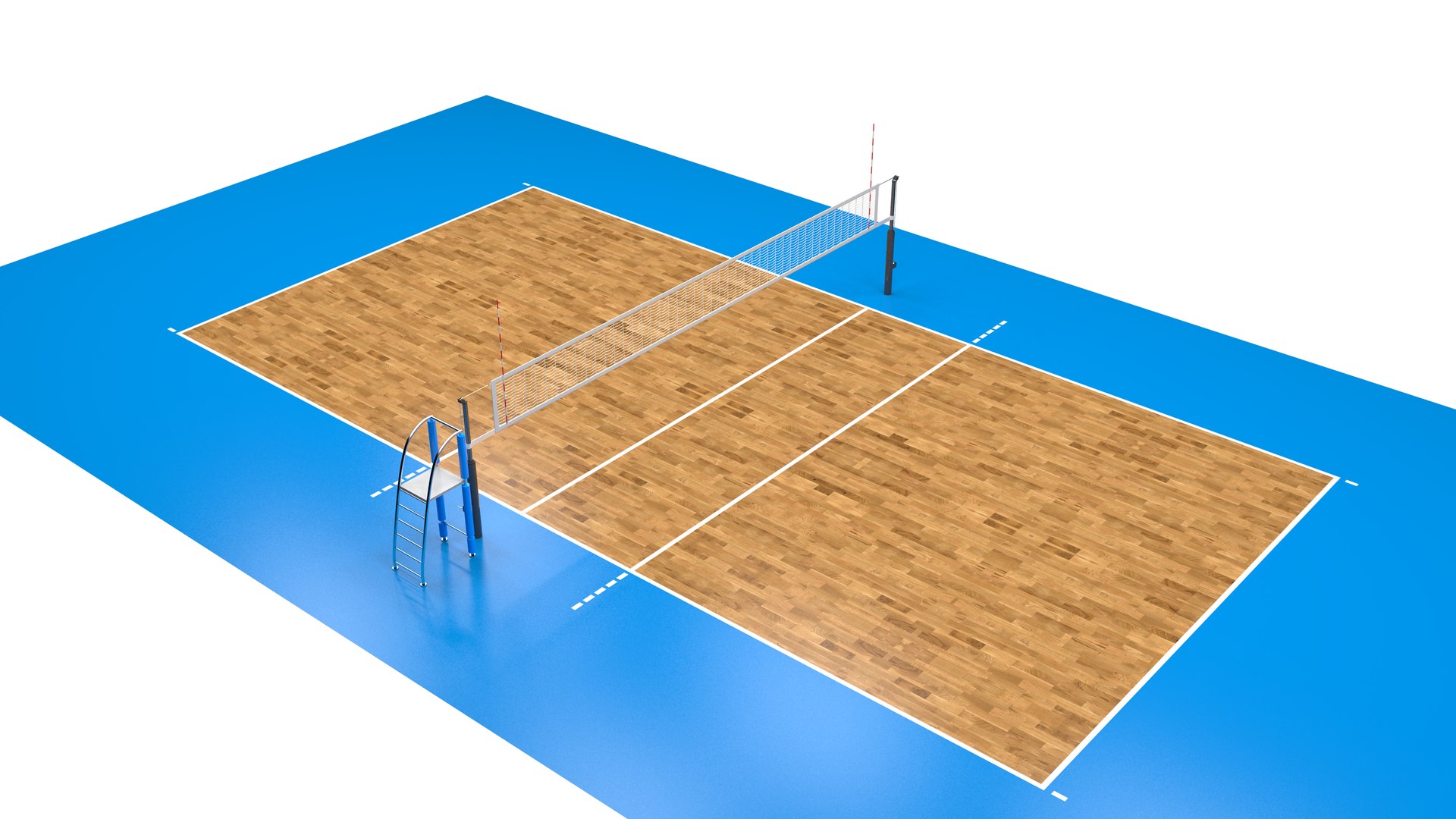 Volleyball Volley Court Model - TurboSquid 1586784