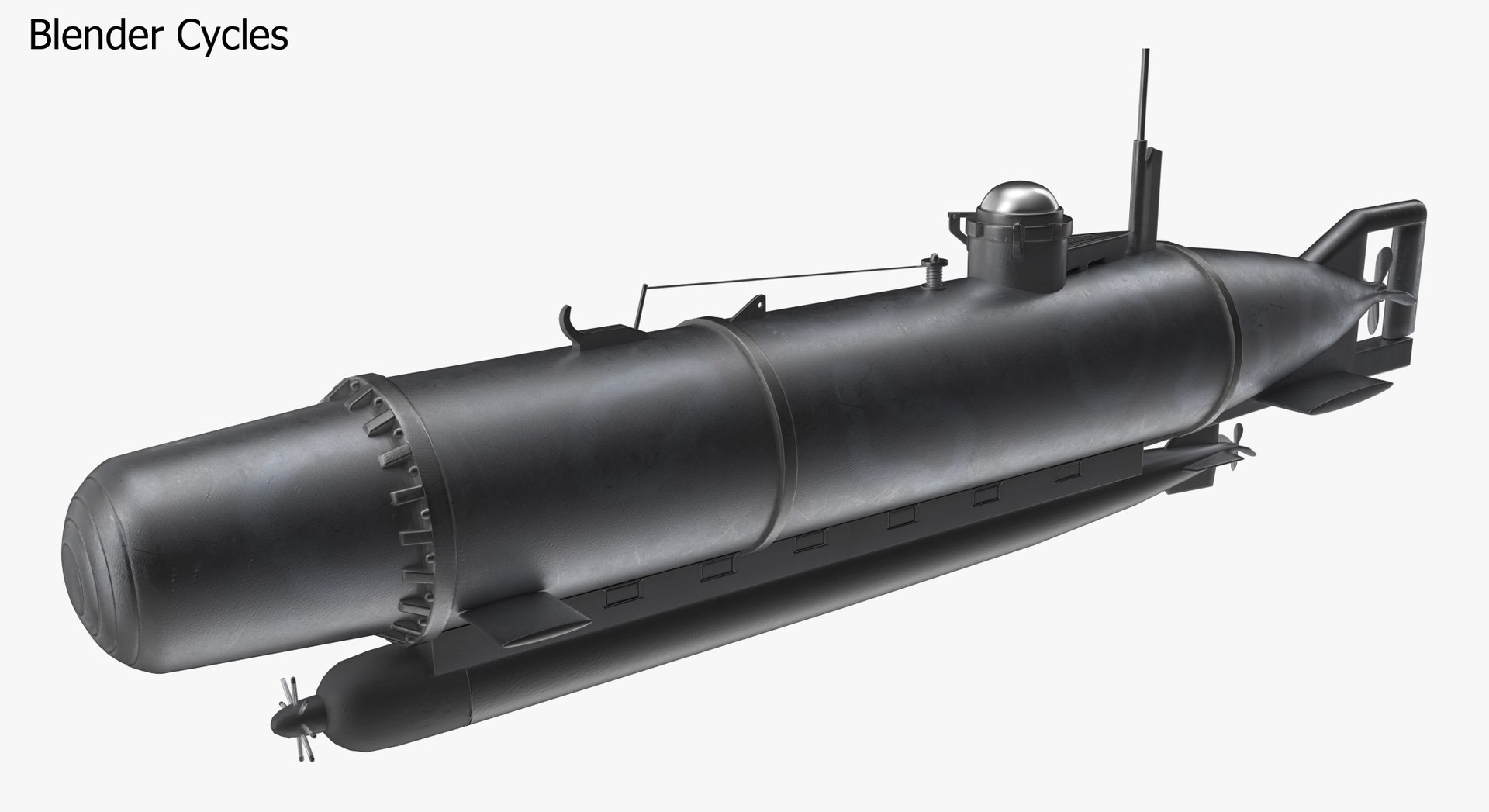 3d Midget Submarine Hecht Pike