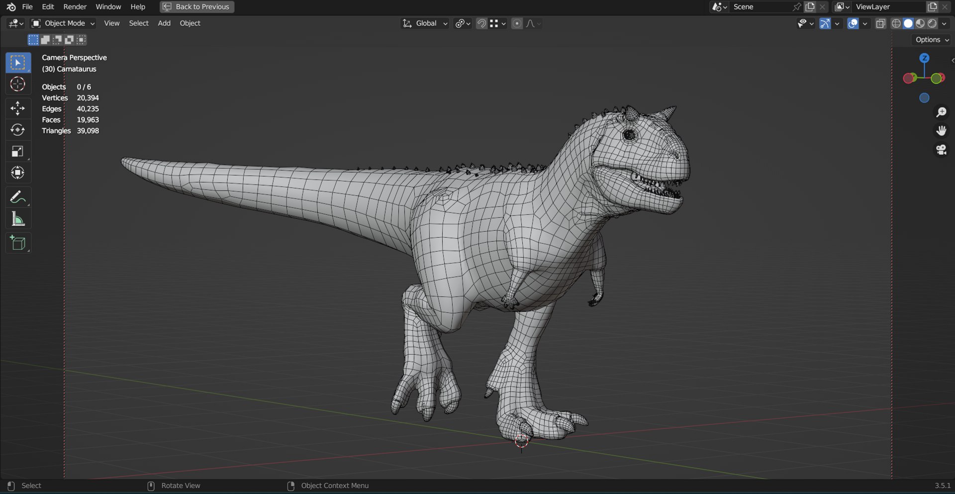 Carnotaurus 3D - TurboSquid 2200030