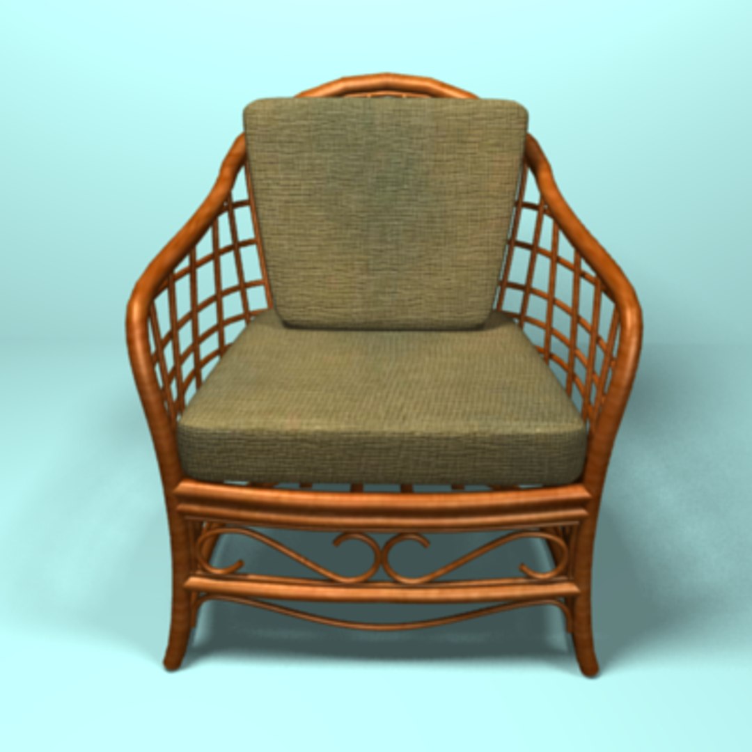 Rattan Chair 3ds
