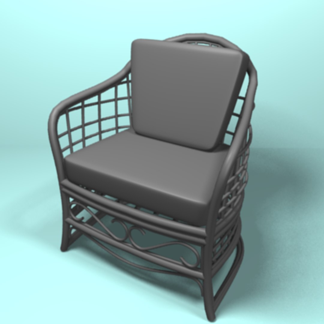 Rattan Chair 3ds