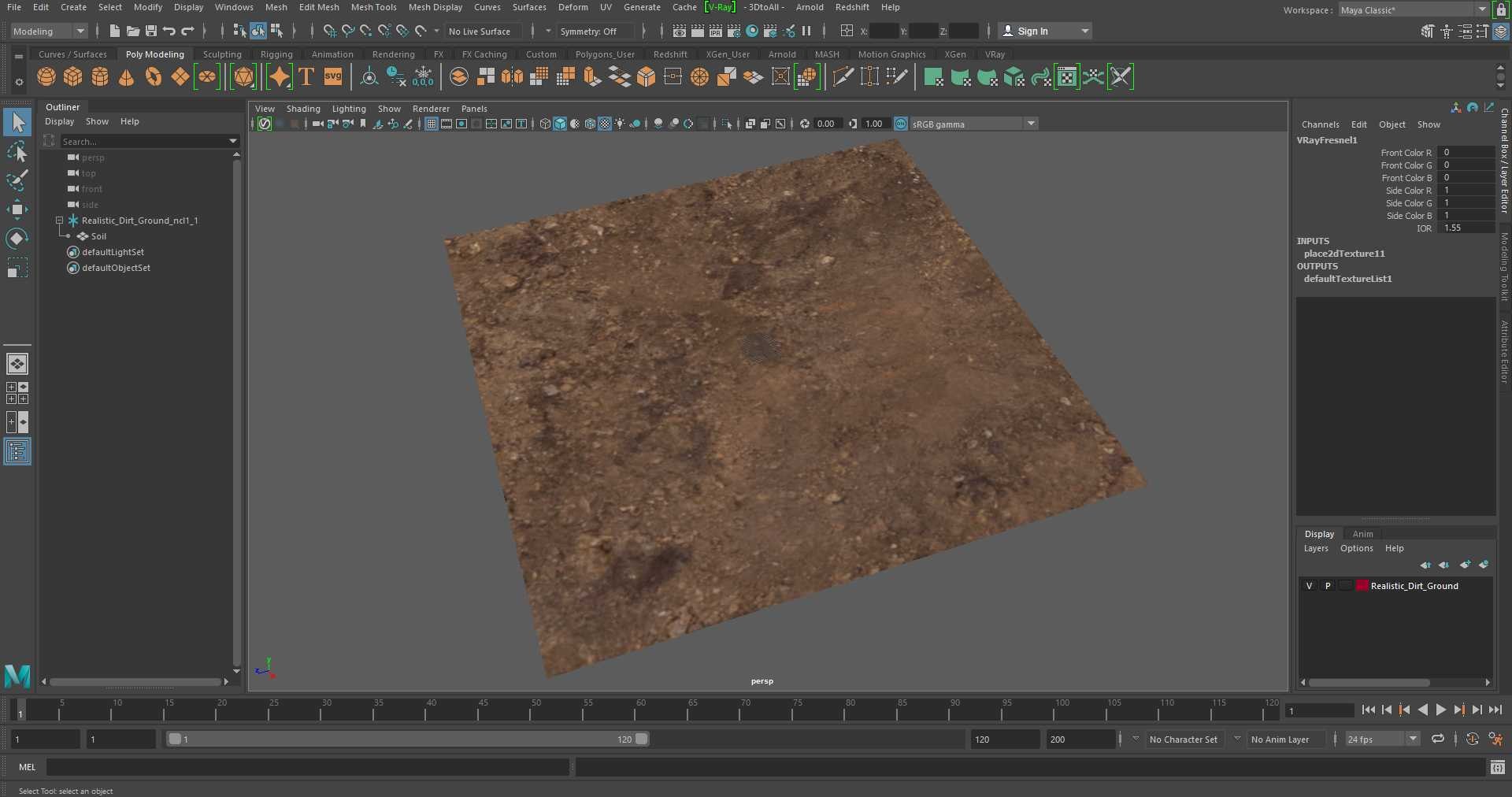 Realistic Dirt Ground Model - TurboSquid 2374058