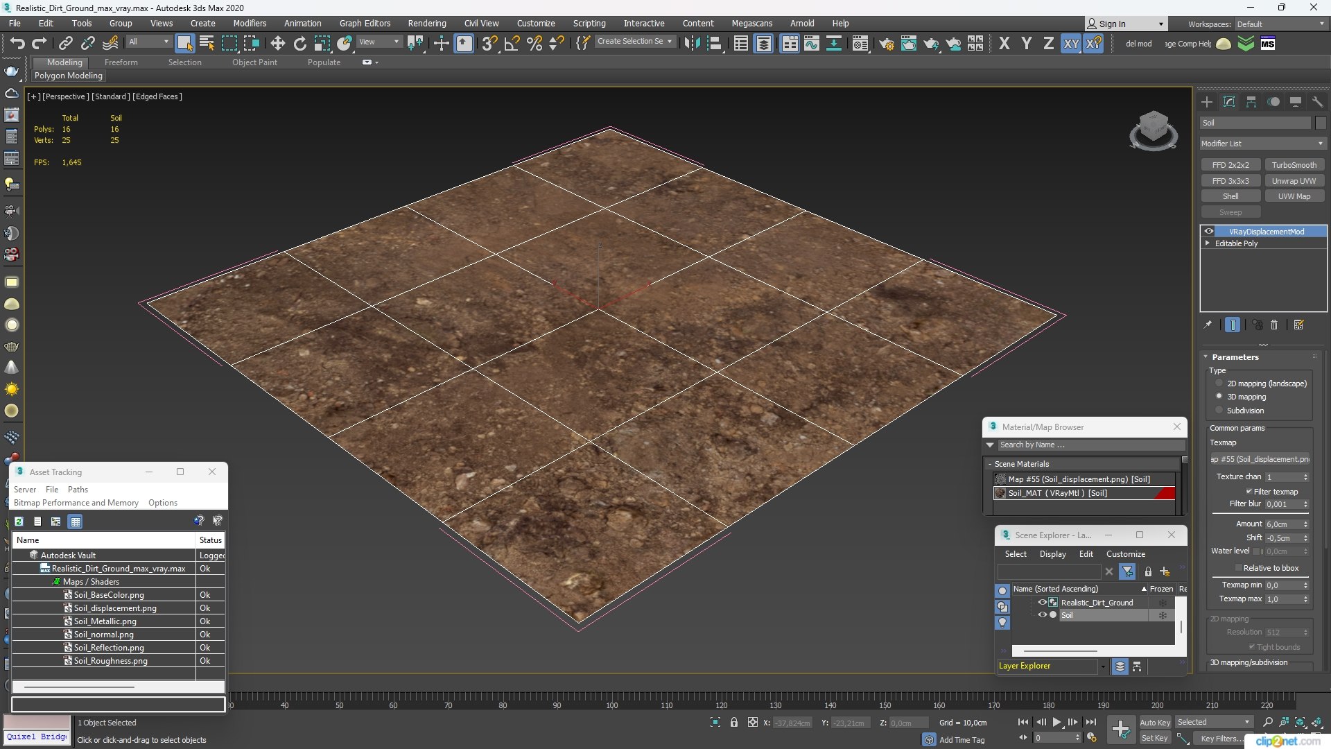 Realistic Dirt Ground Model - TurboSquid 2374058