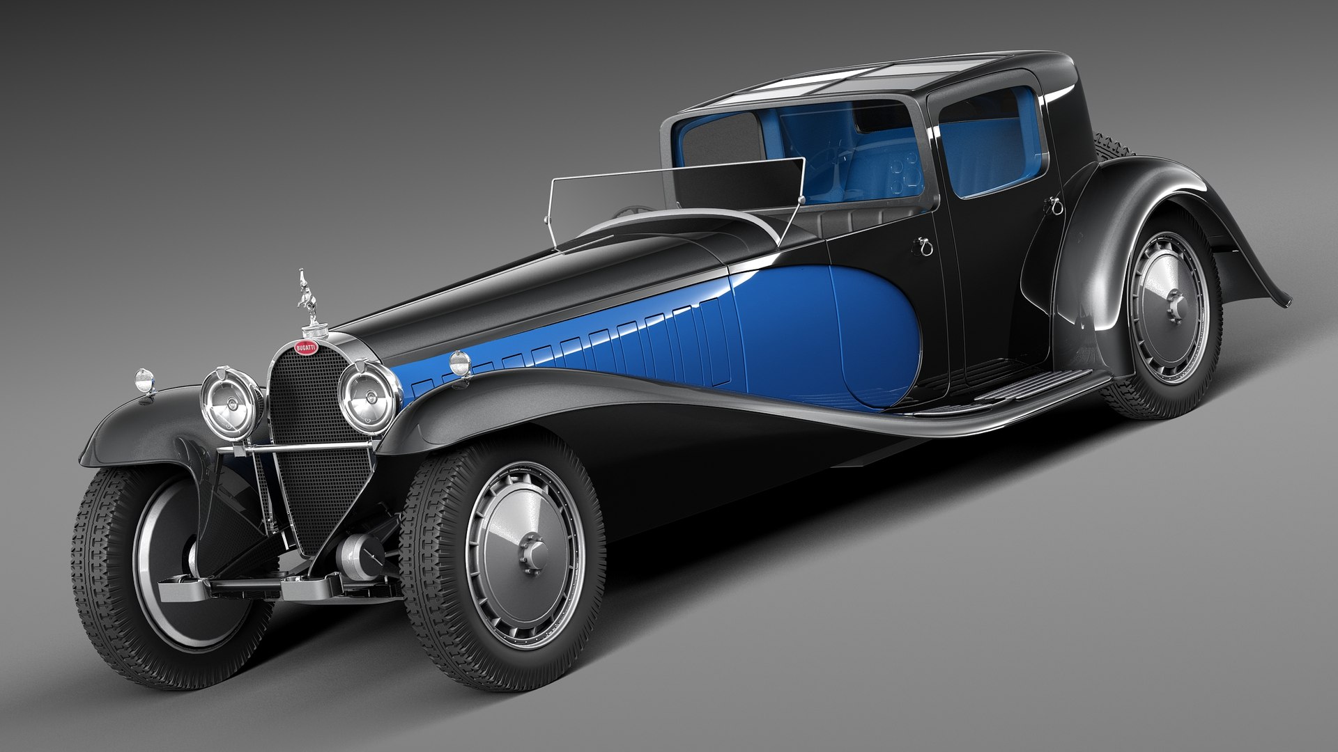 3d bugatti type 41 royale