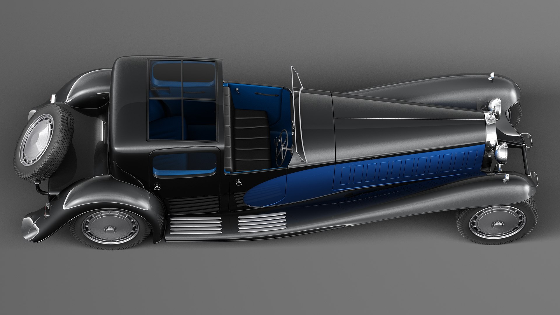 3d bugatti type 41 royale