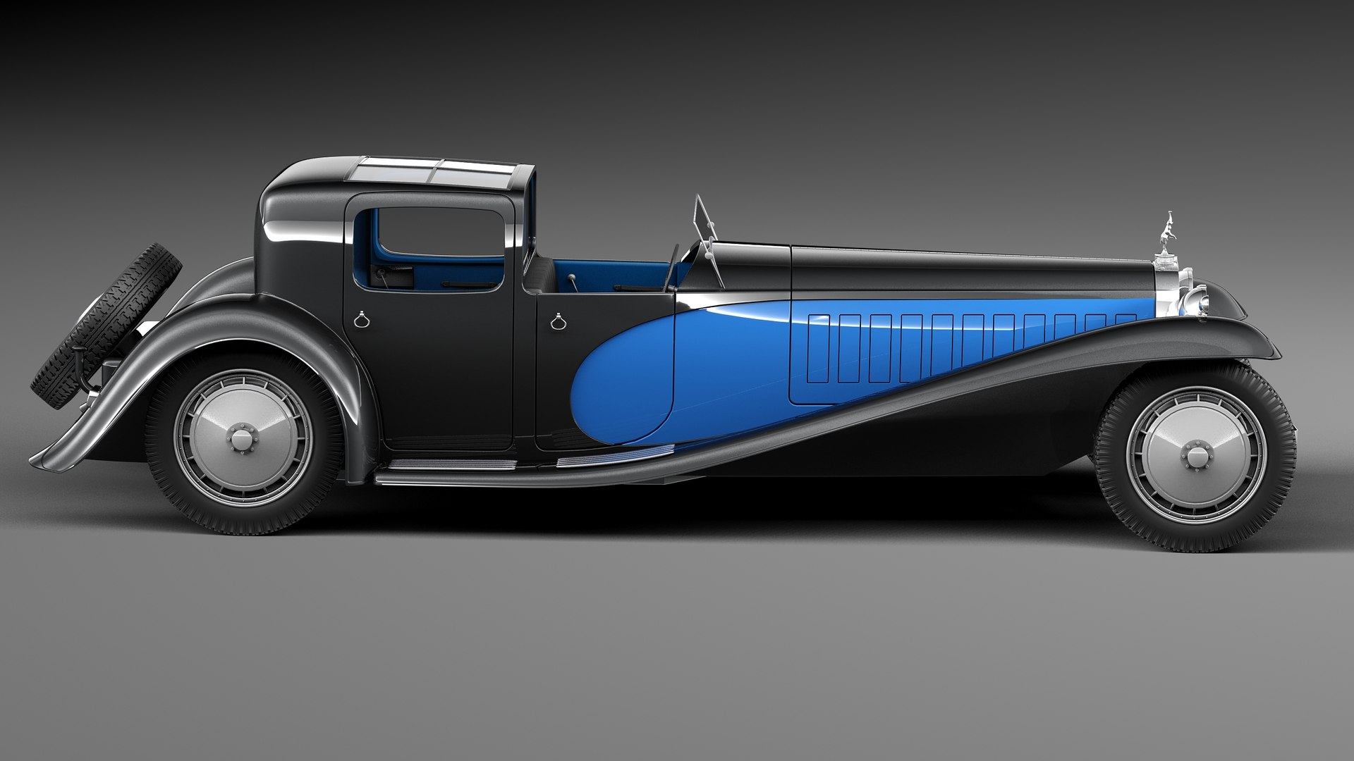 3d bugatti type 41 royale