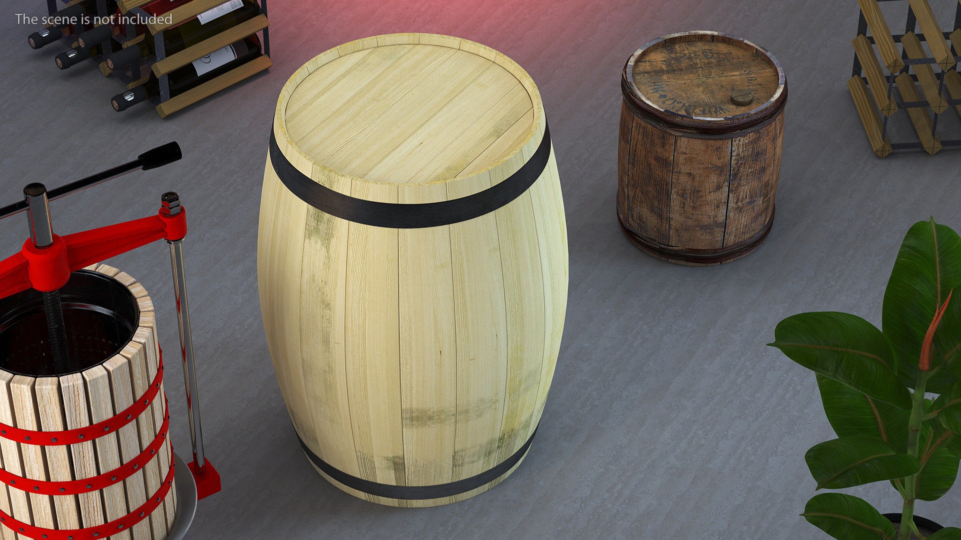 Wooden Barrel 3D model - TurboSquid 2101966