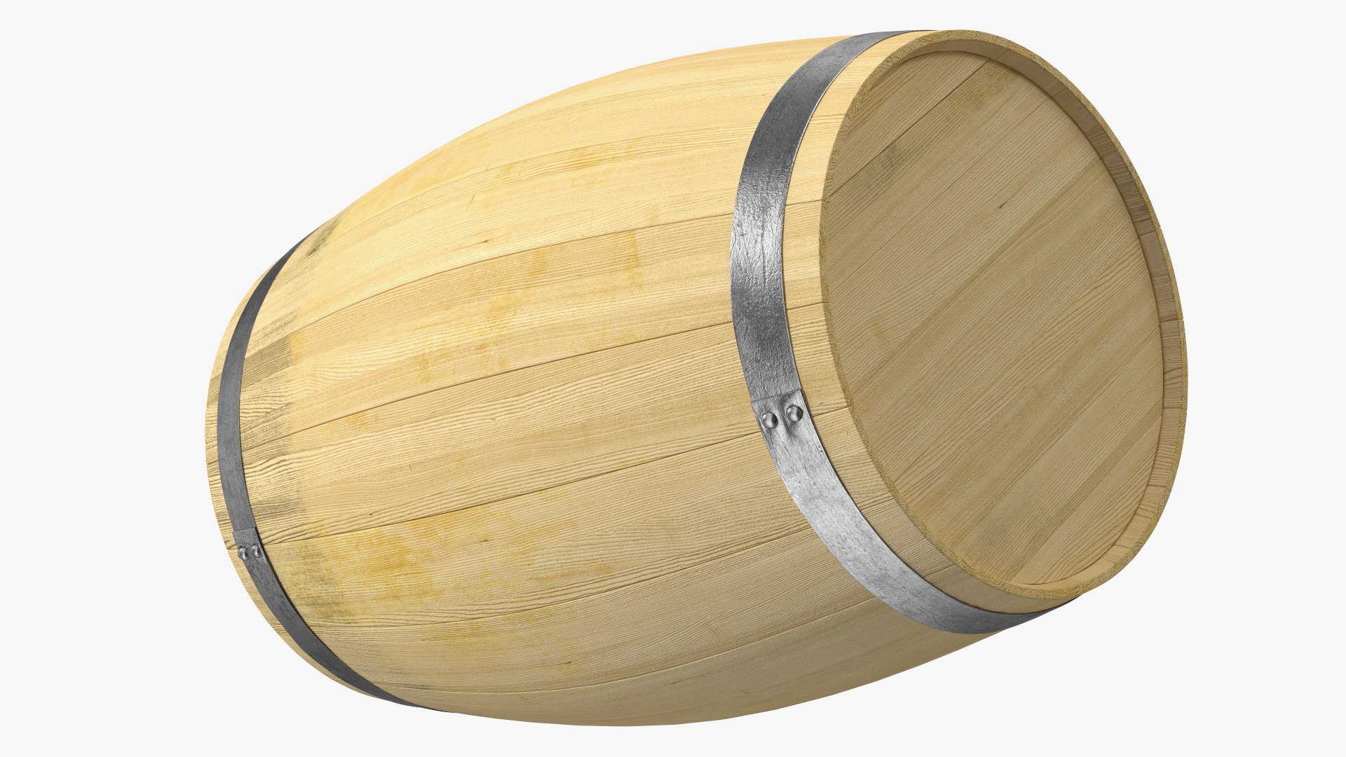 Wooden Barrel 3D model - TurboSquid 2101966