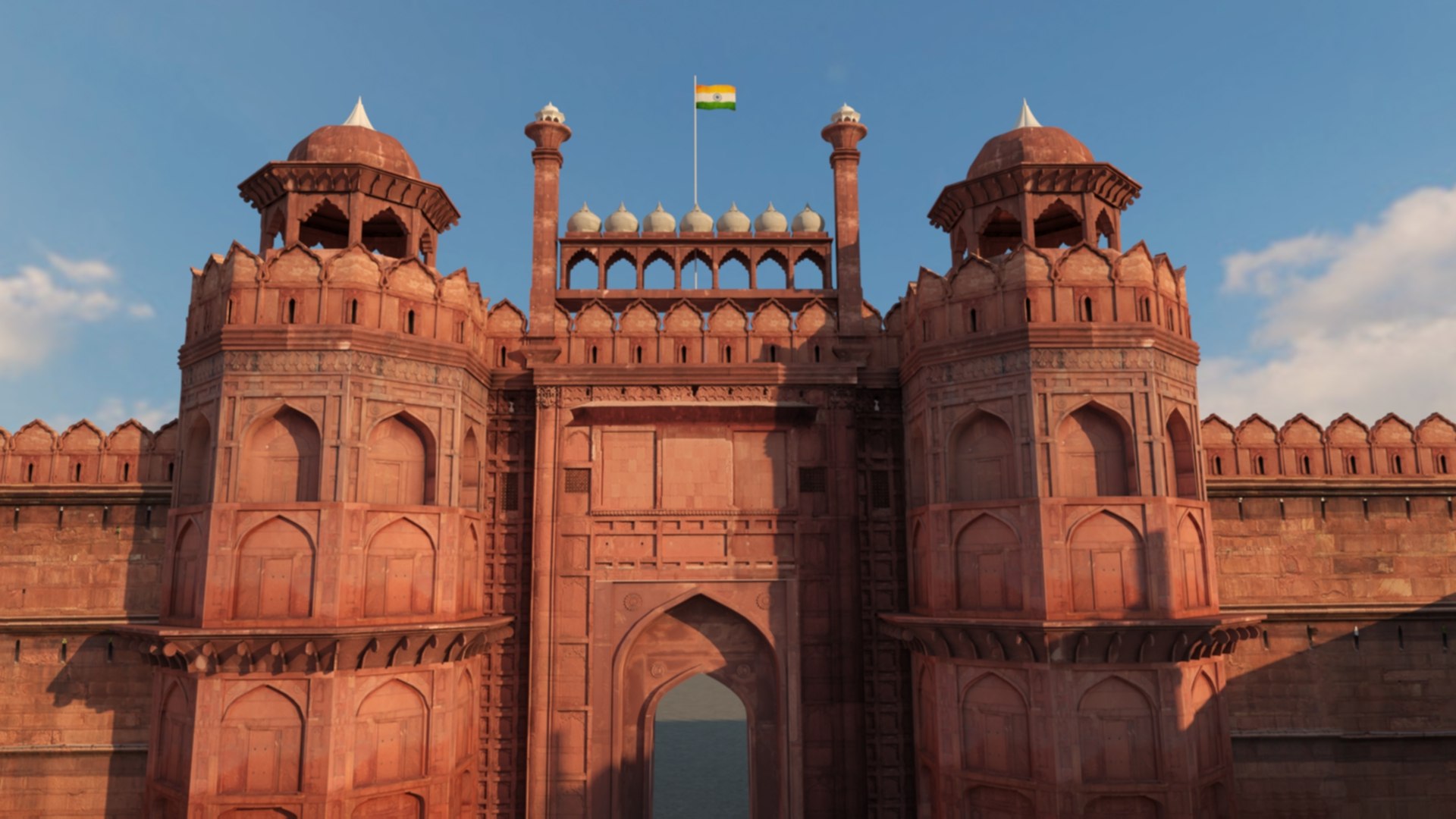 3D Red Fort - TurboSquid 1653903