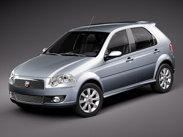 3d fiat new palio 5door model