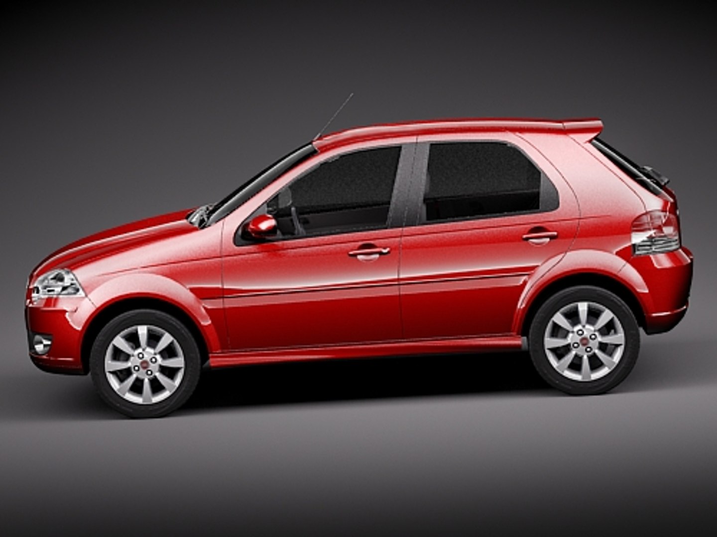 3d Fiat New Palio 5door Model