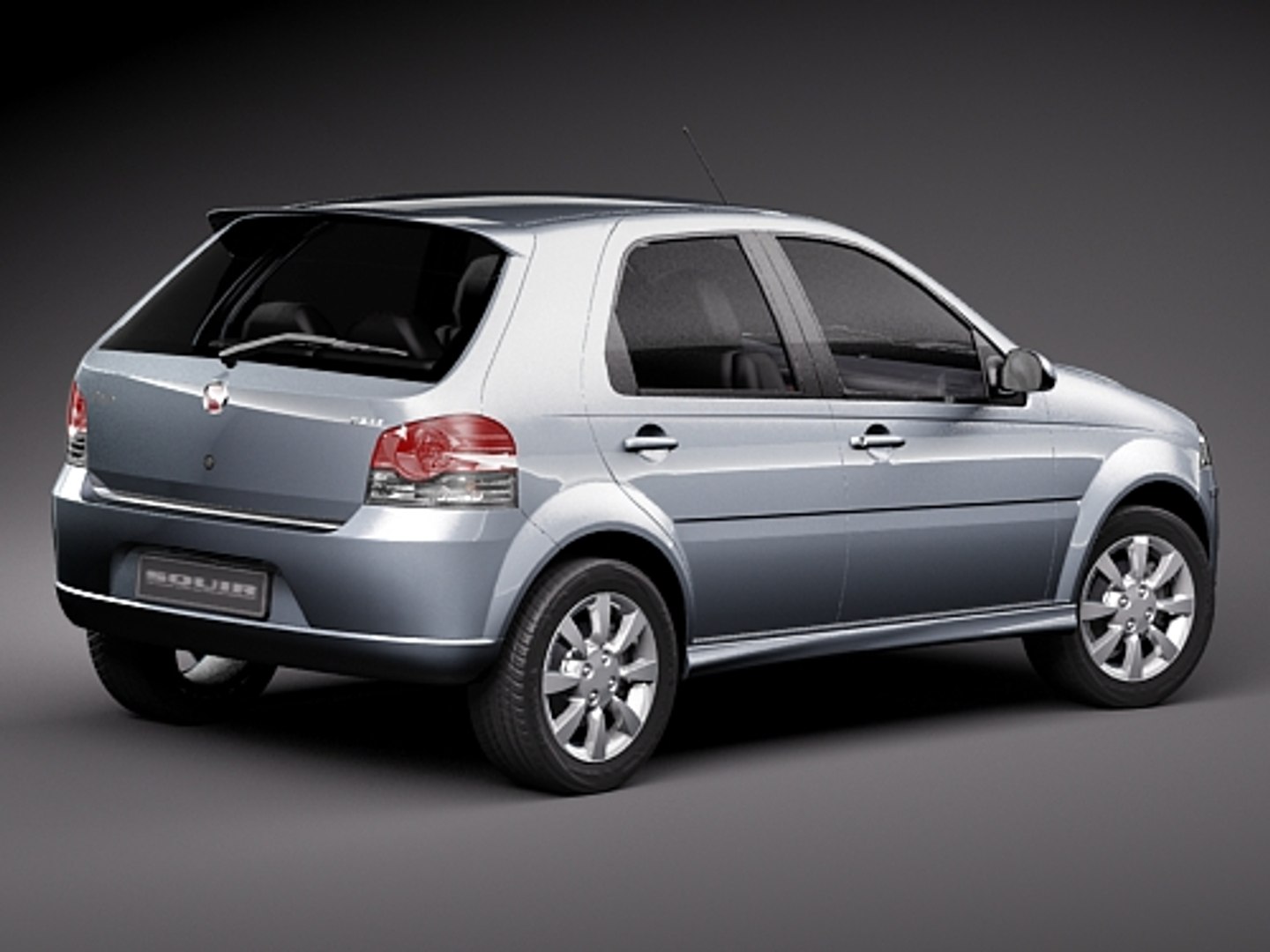3d Fiat New Palio 5door Model