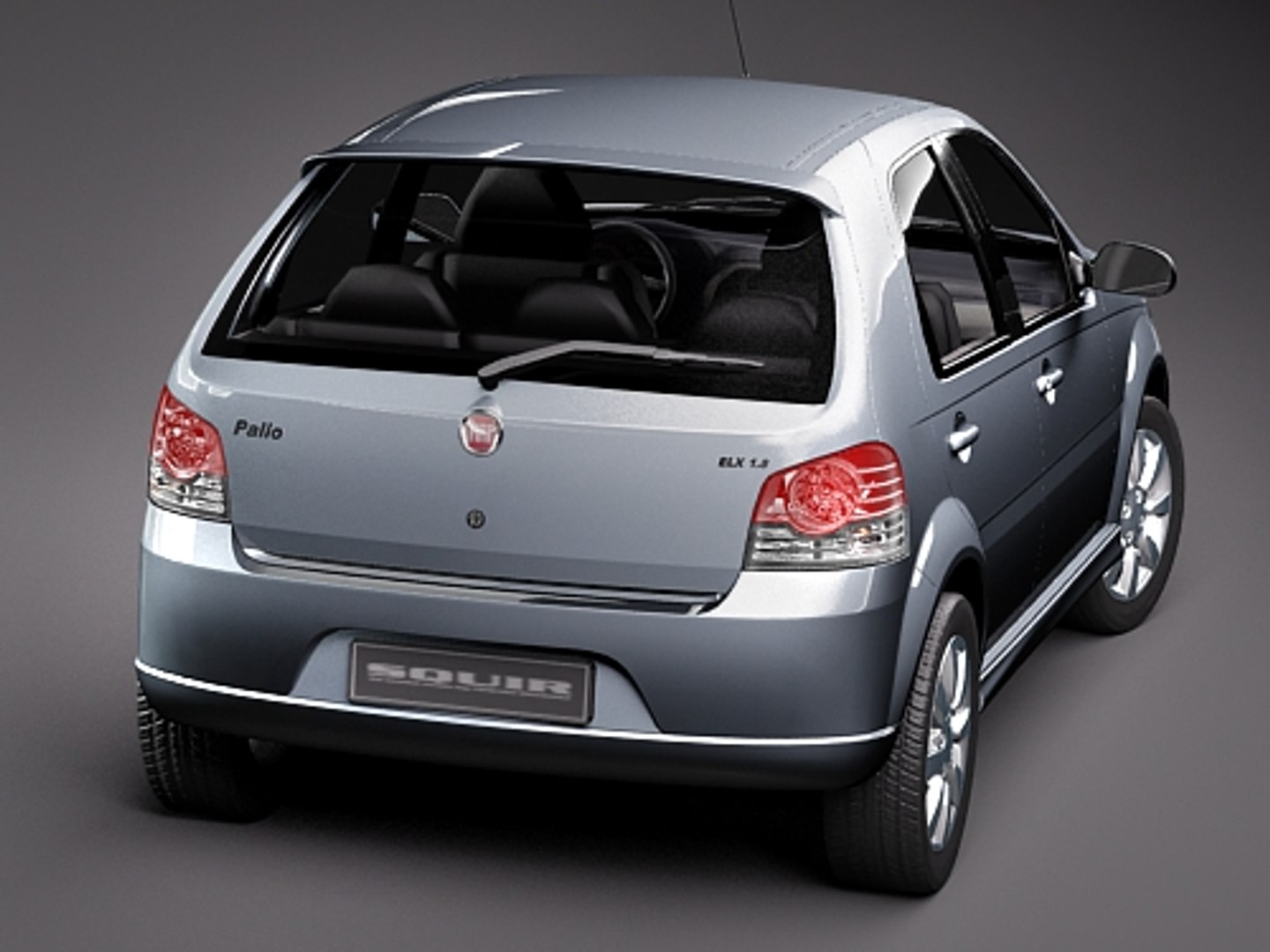 3d Fiat New Palio 5door Model