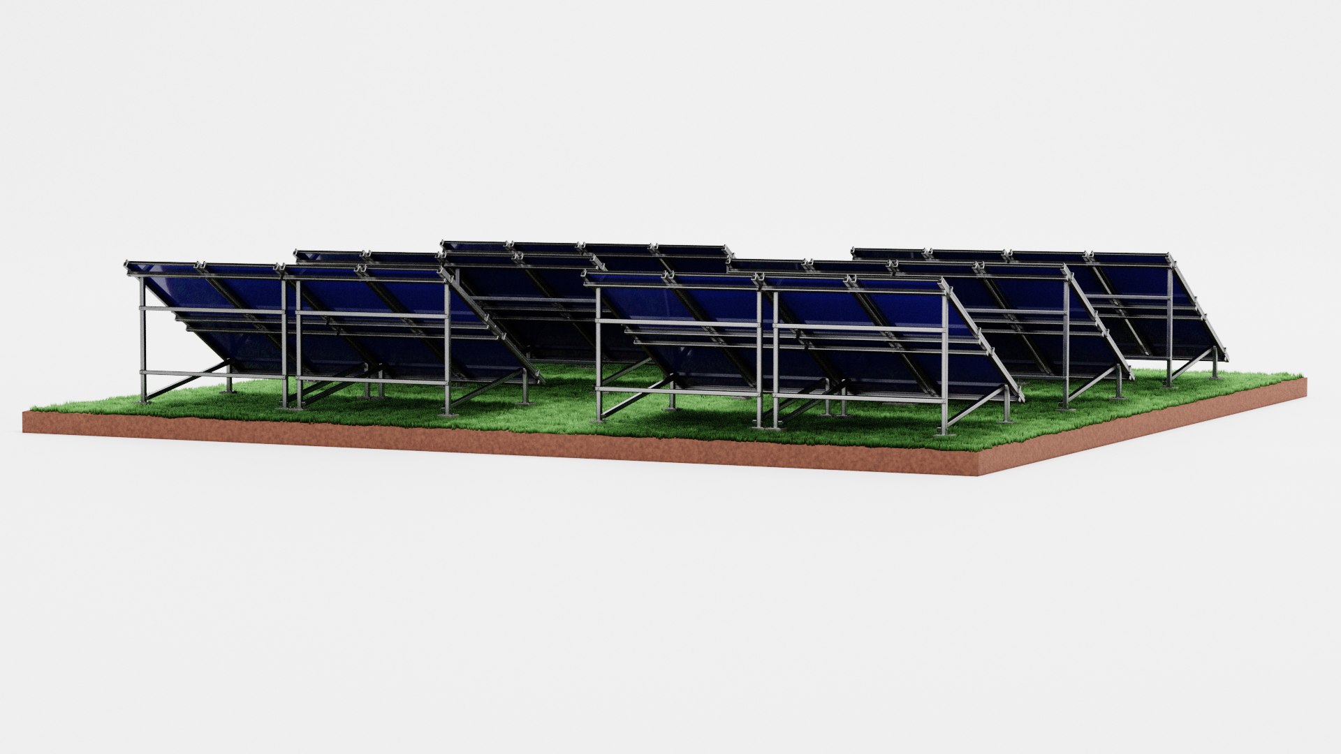3D Solar Farm 2 - TurboSquid 1736288