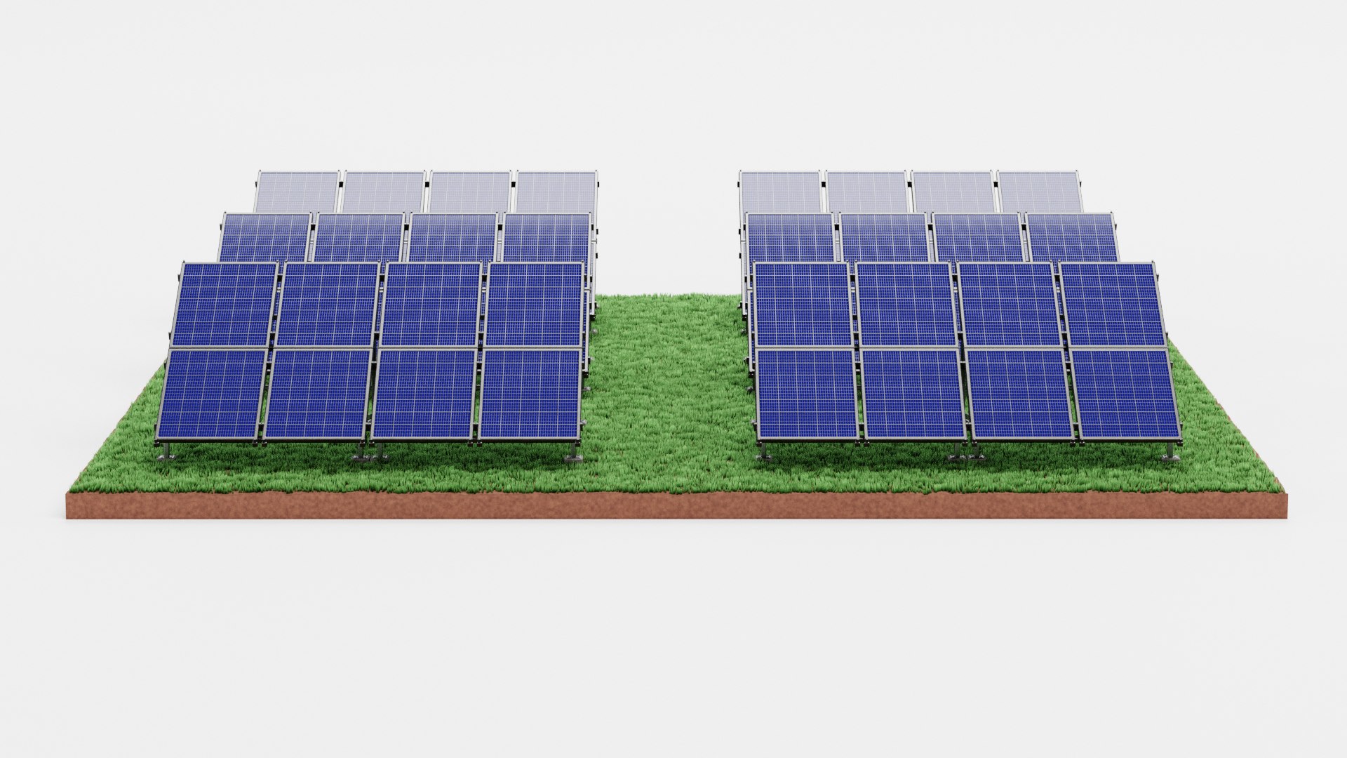 3D Solar Farm 2 - TurboSquid 1736288