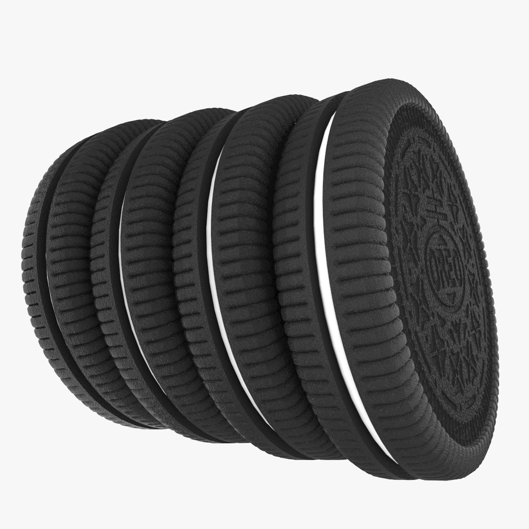 oreo cookie 3d model