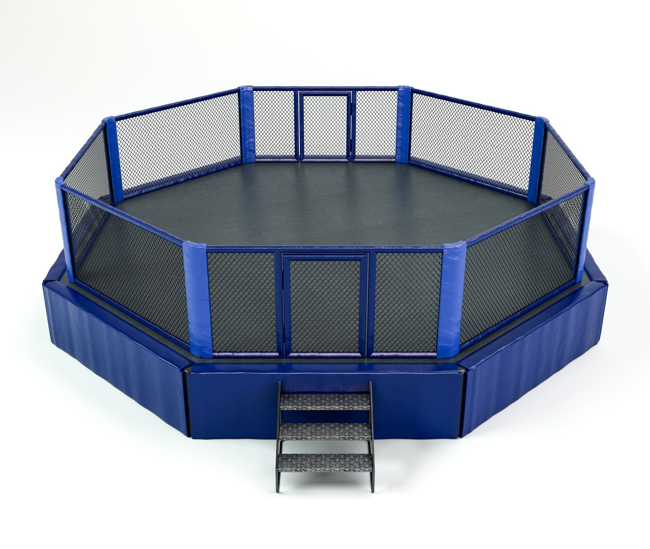 3D Model Mixed Martial Arts Octagon Arena - TurboSquid 2078536