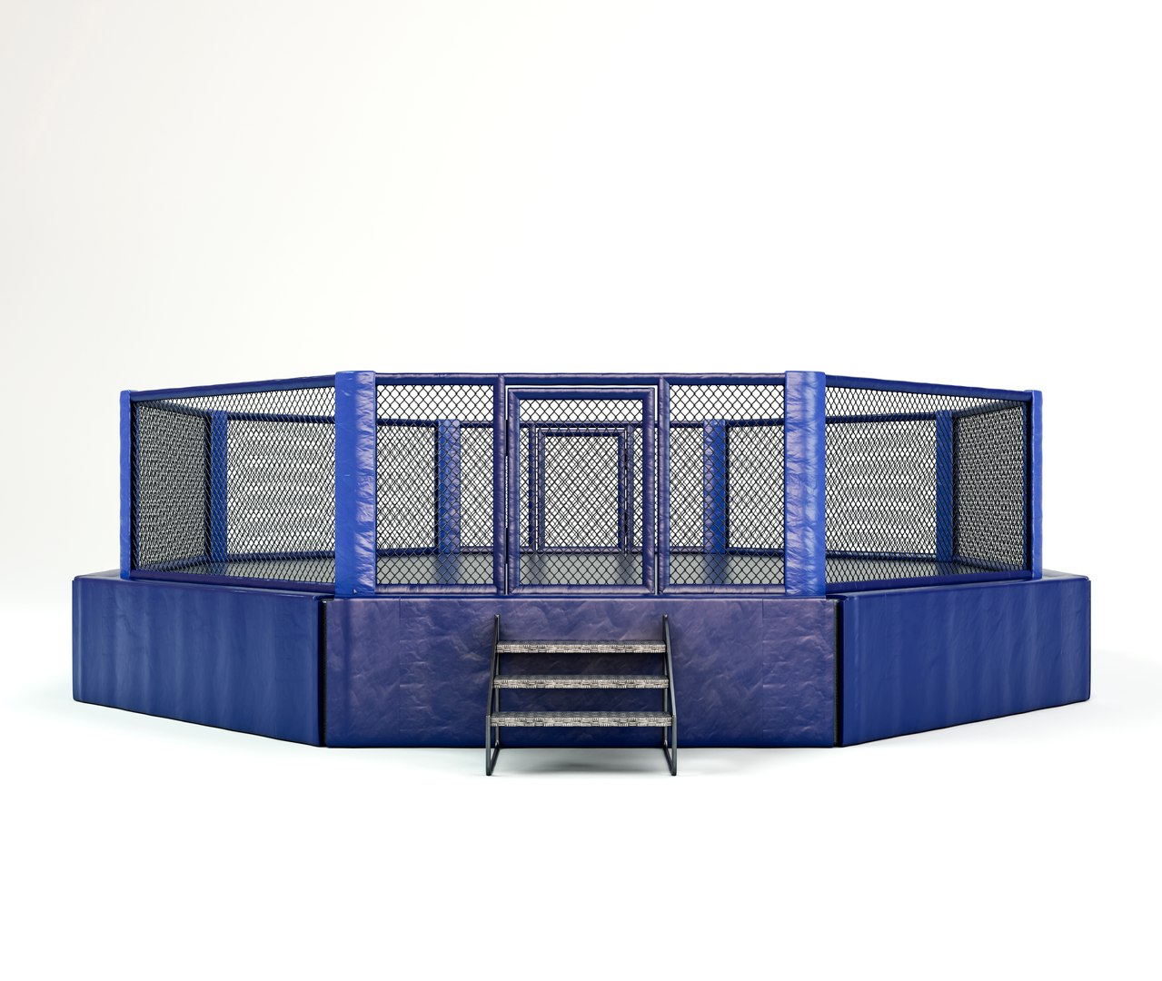 3D Model Mixed Martial Arts Octagon Arena - TurboSquid 2078536