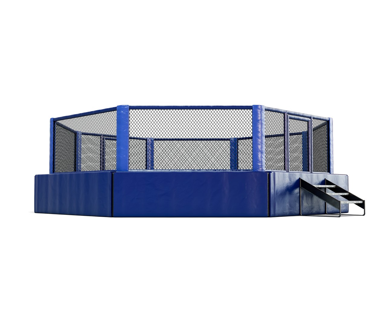 3D Model Mixed Martial Arts Octagon Arena - TurboSquid 2078536