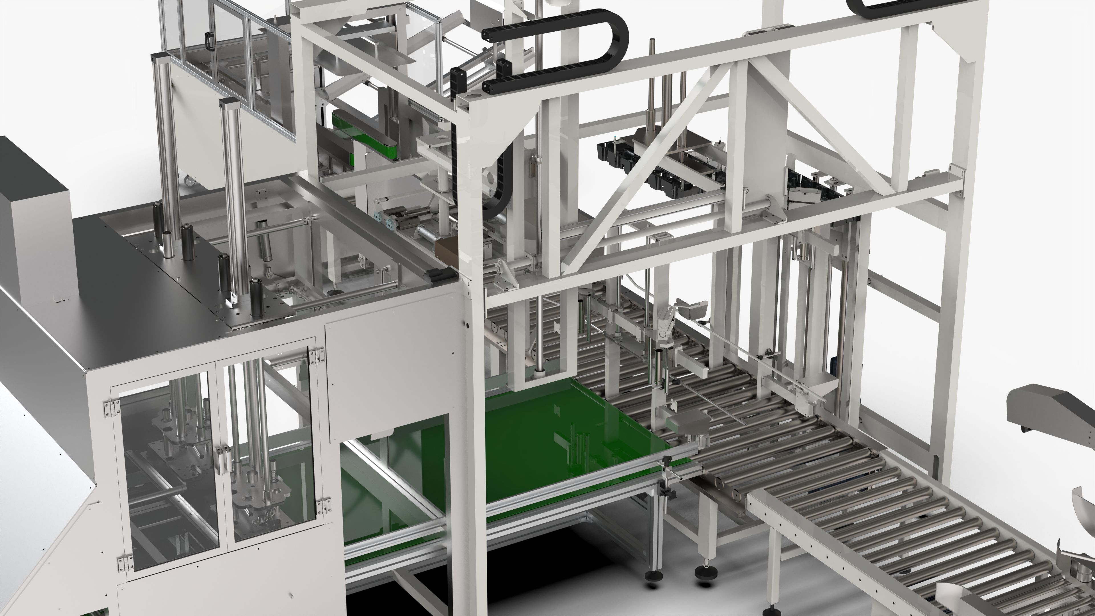 modelo 3d Línea transportadora de embalaje de vino - TurboSquid 1994837