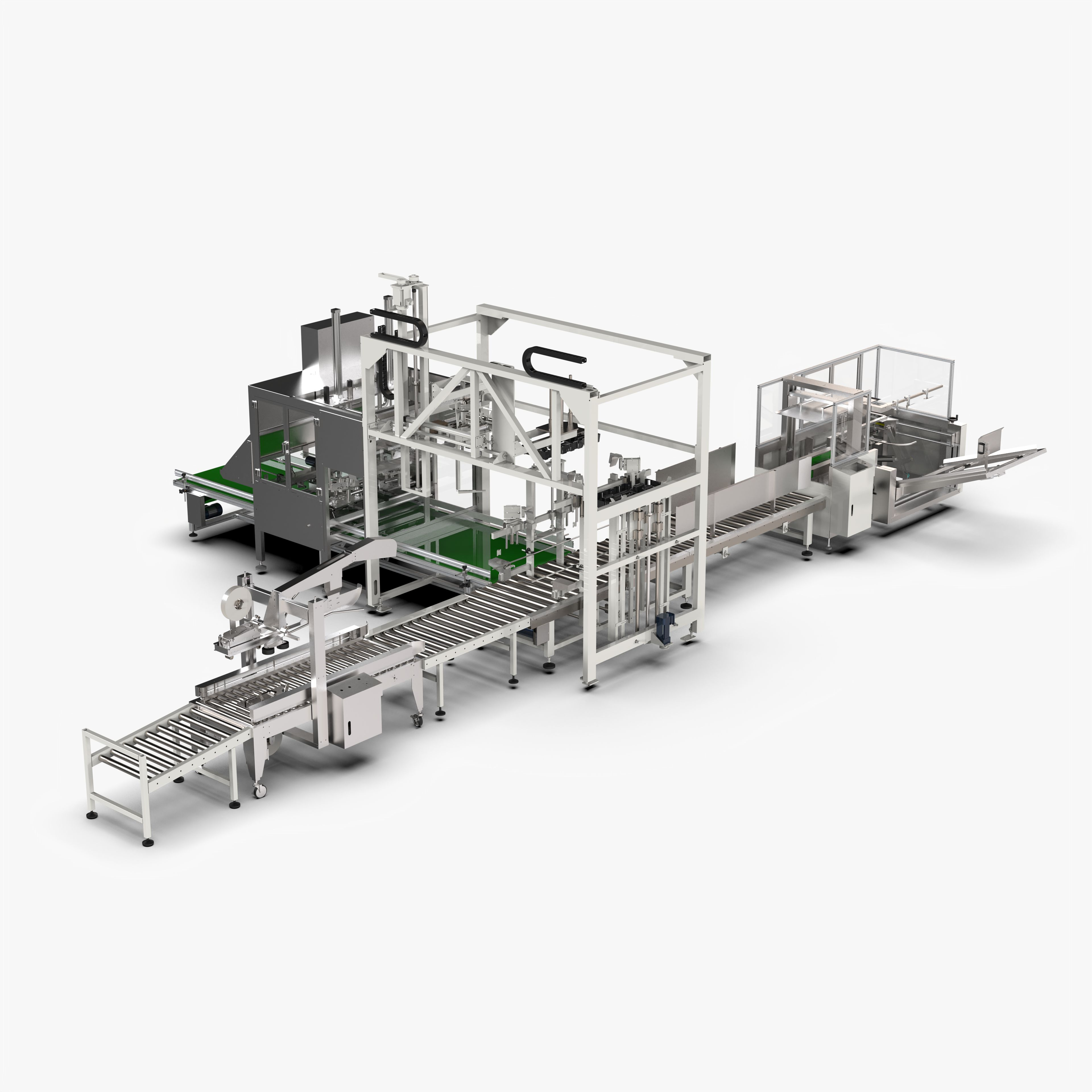 modelo 3d Línea transportadora de embalaje de vino - TurboSquid 1994837