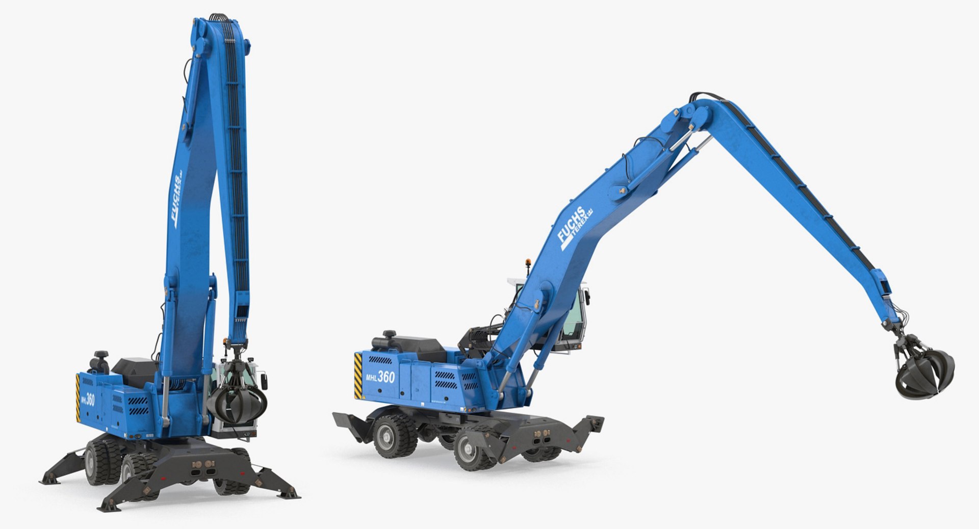 3D terex fuchs mhl360 handler - TurboSquid 1336124